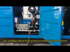 1500bar water pipe cleaning machine water jet high pressure cleaning machine