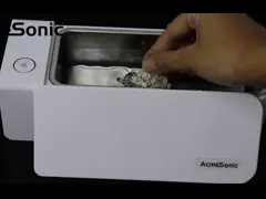 sus304 ultrasonic mini jewelry cleaner hot water cleaning customized