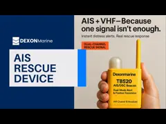 IP67 Dual Channel AIS MOB Rescue Device With VHF Voice Alert Maritime Alert Solution
