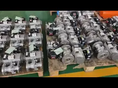 Valvola a sfera a doppia azione di tipo flange di controllo pneumatico in acciaio inossidabile