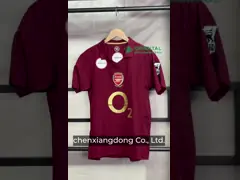 arsenal 2005-2006 retro home jersey group customization exclusive classic reproduction