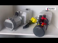 horizontal mini hydraulic power packs for flying wing vehicle dc 12v