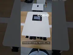 IP66 20kW 純粋正弦波 MPPT エネルギー貯蔵三相インバーター 120-800V バッテリー高電圧