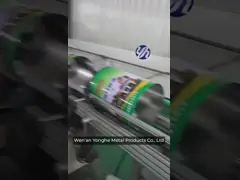 Cubo de pintura de metal con color y logotipo para productos químicos y pintura de metal