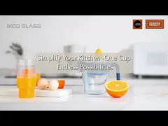 multifunctional food preparation measuring cup set with egg separator / juicer / fat separator
