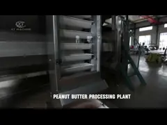 Full Automatic Peanut Butter Production Line with Dual-Stage Grinding and PLC Control for Efficient Processing