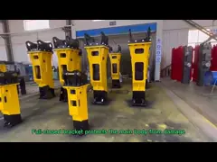 20 ton excavator hydraulic hammer 135mm chisel silent design for construction demolition