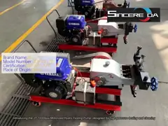 10000psi motorized hydro testing pump high pressure hydraulic test pump