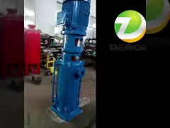 dl vertical multistage water pump 380v 50hz for domestic water supply