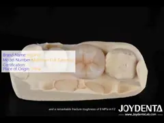 Multicapa de zircónia completa combinación definitiva de fuerza y estética para restauraciones dentales