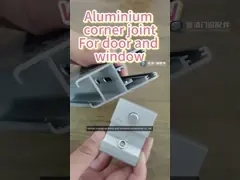 customized 45 degree connecting aluminium sliding door and window frame corner joint