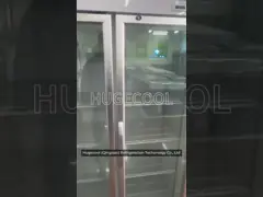 provide liquor store glass door cold room display for supermarket merchandising