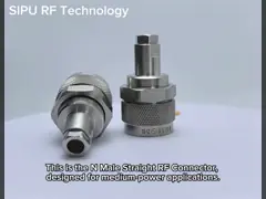 N Male Straight RF Connector for RG142/U Coaxial Cable
