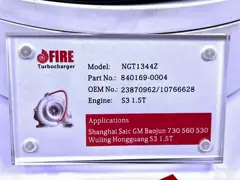 ngt1344z turbocharger 840169-0004 23870962 sgmw530 / captiva560 1.5t closed off-road vehicle