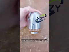 2“ badger nozzle multi angle rotary jet nozzle for heavy duty industrial pipe cleaning
