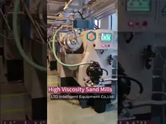 High Viscosity Horizontal Bead Mill / Sand Mill With PLC Touch Screen For Printing Inks