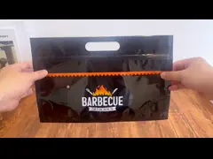 Custom Printed Zipper Plastic Packaging for Rotisserie Hot Grill Roasted Chicken and Deli Meat Moisture Proof Feature