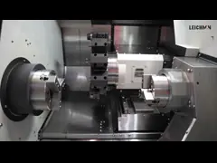 LK-200MY Doble huso CNC Torno y fresado del torno Máquina compuesta Tipo de huso trasero