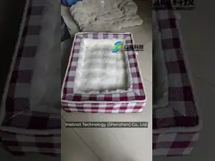 noise canceling pet smart beds portable heated cat sleeping bed ul certified