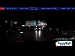 Doppio avviso ADAS a infrarossi per autoveicoli con funzione anti nebbia e polvere