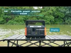 Centrale elettrica portatile ad alta capacità di 600W Per attività all'aria aperta Viaggi Campeggio Guida