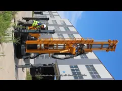 crawler mounted water well drilling machince