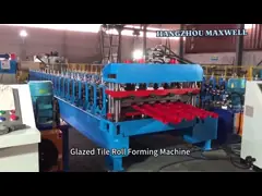 Máquina de moldagem de rolos de chapas de aço vidrado colorido Hidráulico controlado por PLC Alta velocidade