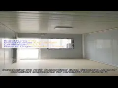 맞춤형 강철 구조 모듈식 건설 현장 컨테이너 Q235 Q355