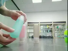 Toiletries Silicone Travel Bottle Kit 3oz Marble Color TSA Approved