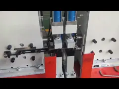 shaft ends flattening machine for conveyor rollers and idlers