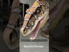 jurassic park real life size animatronic dinosaur model customized for park