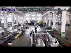 high speed double wall corrugated pipe production line with water or air cooling and planetary cutti