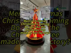 christmas trees creative led display screen gob technology with ip13 rating