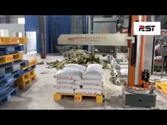 mechanical arm robotic palletiser 180 rotation robotic case palletizer