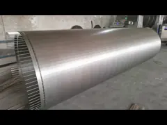 od 600mm wedge wire rotary screen drum of stainless steel for waste water