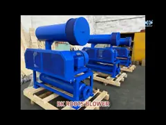 low vibration 10kpa - 80kpa three lobe roots blower bk5003 for pipe clearing
