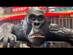 vivid robotic lifesize animatronic animal chimpanzee for themed park
