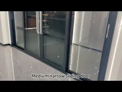 3 tracks 3 panels factory direct sales customized telescopic top hanging balcony patio thermal break