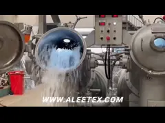 hthp horizontal dyeing machine large capacity low liquor ratio jet dyeing machine