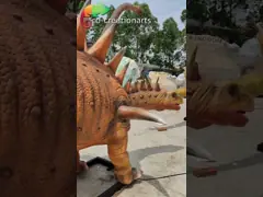 6m life size animatronic dinosaurs huayangosaurus model for playground