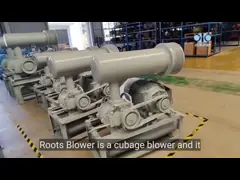 low vibration 10kpa - 80kpa three lobe roots blower bk5003 for pipe clearing