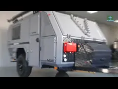 aluminum njstar camper 16feets 1400kg 4x4 off road camper trailers