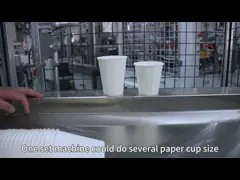 1.5-16 oz Paper Cup Making Machine with Electric Power Source and Ultrasonic Heater Welding