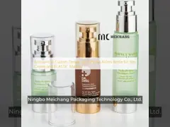 screen printing 30ml airless pump bottle for eye cream (mc-202)