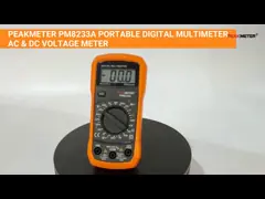 auto / manual range rcd loop tester digital multimeter for gfci  trip - out current / time
