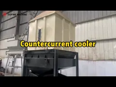 chicken manure organic fertilizer counter flow pellet cooler