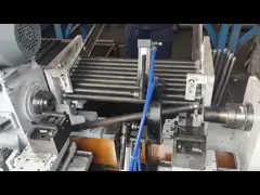 shaft grooving machine for conveyor rollers and idlers