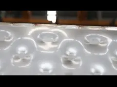 drum pressure laser welding dimpled steel plate pillow design