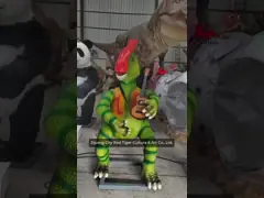dynamic realistic animatronic dinosaur cartoon model