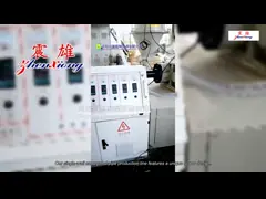 single wall corrugated plastic pipe machine easy mold change fast output
